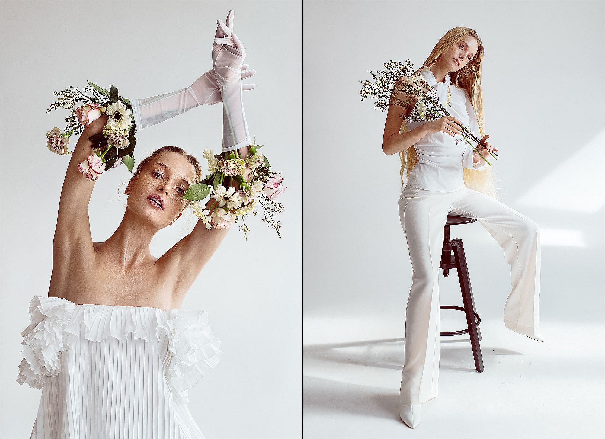 Olga shot by Joanna Kustra for Factice Magazine | Haut Fashion